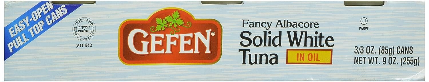 Gefen Solid White Tuna in Oil, 9 Ounce, 3 Count - Walmart.com
