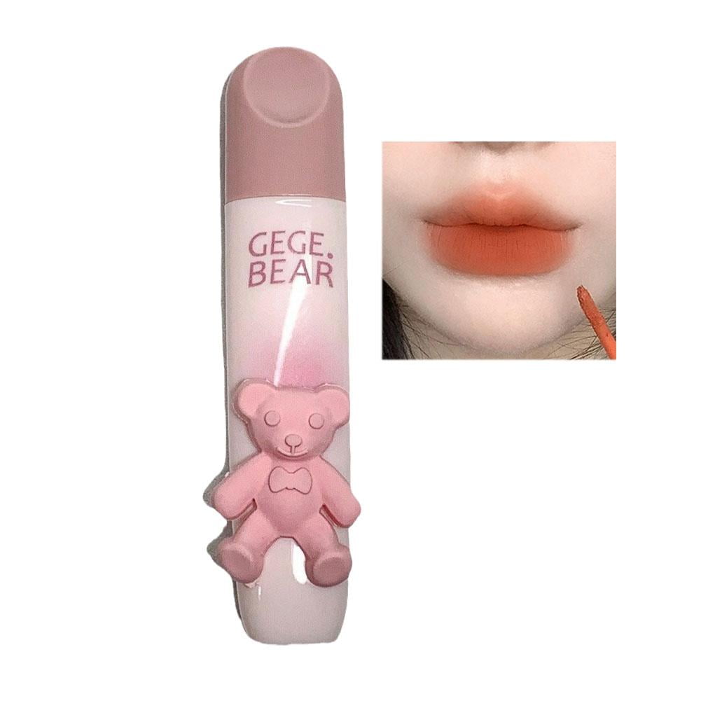 Gege Bear Soft Color Lip Glaze Velvet Mist Face Matte Color Milk Not To Cream Red U9J5 Fade Easy ...