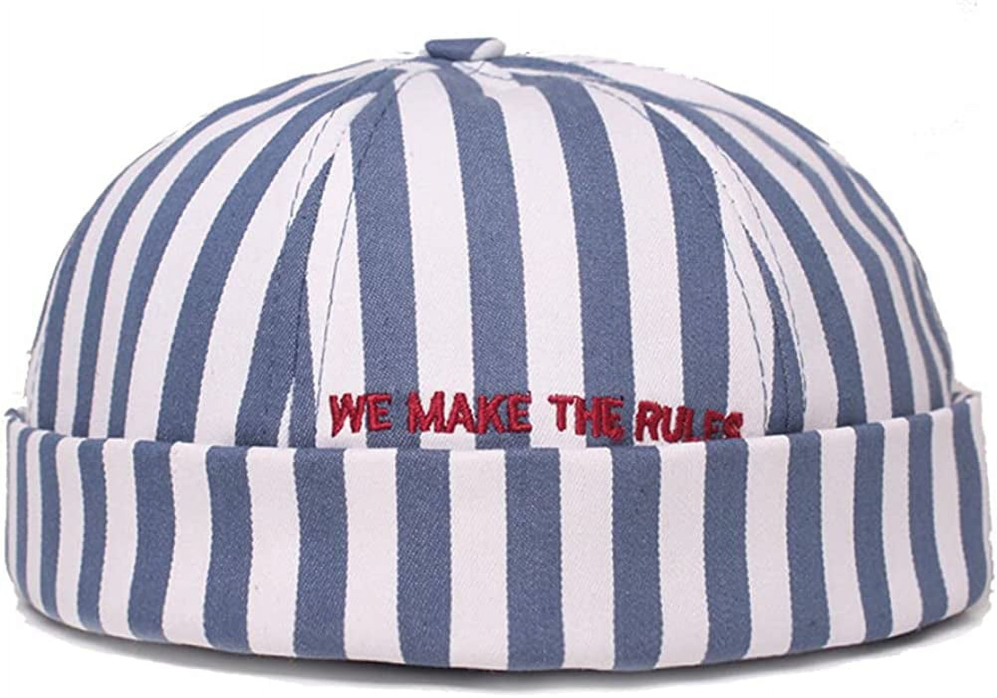 GegeenDomogDocker Cap Hats Skullcap Beanie Worker Sailor Cap Brimless ...