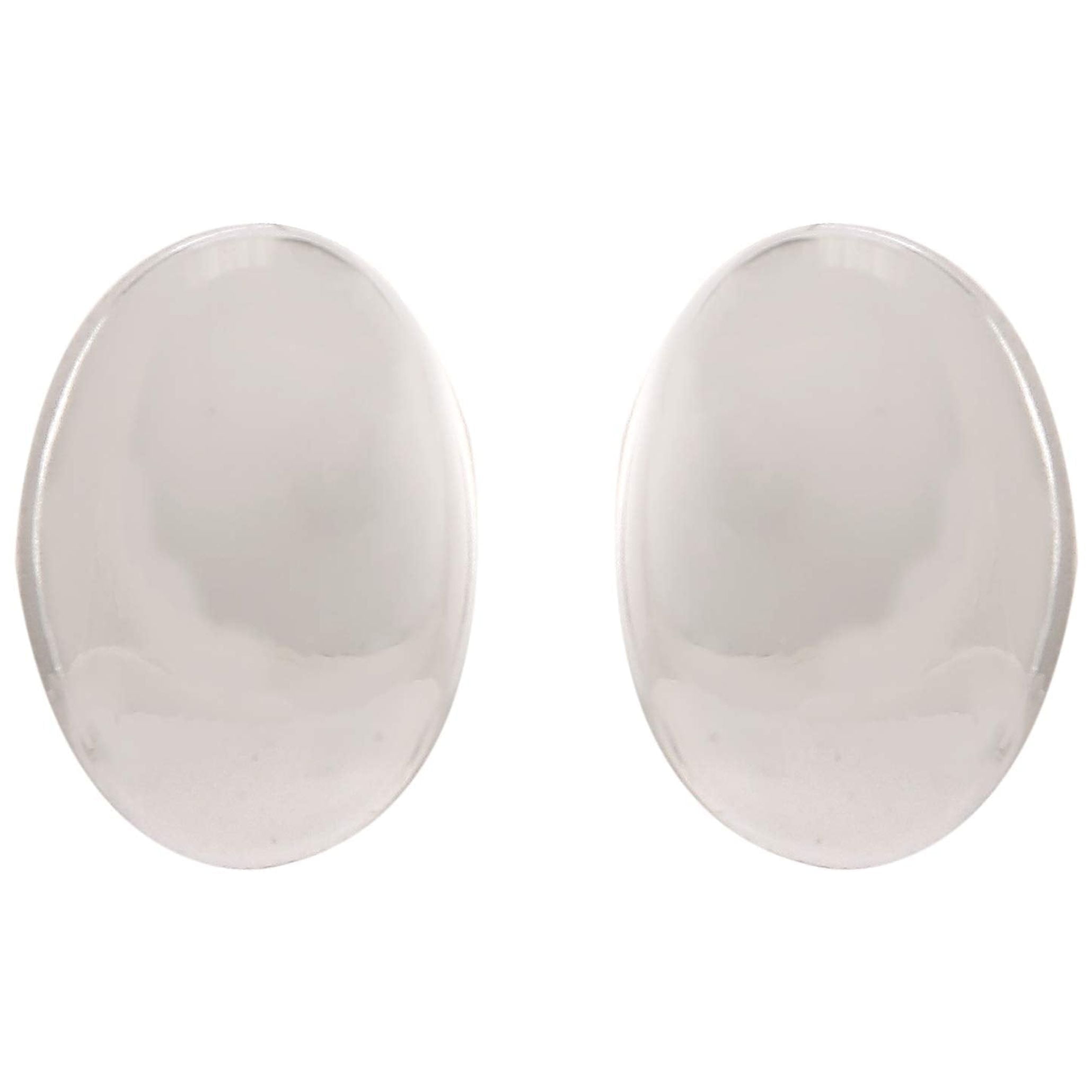 Gehena By Estele Non Precious Metal Silver Rhodium Tone Smooth Pebble ...