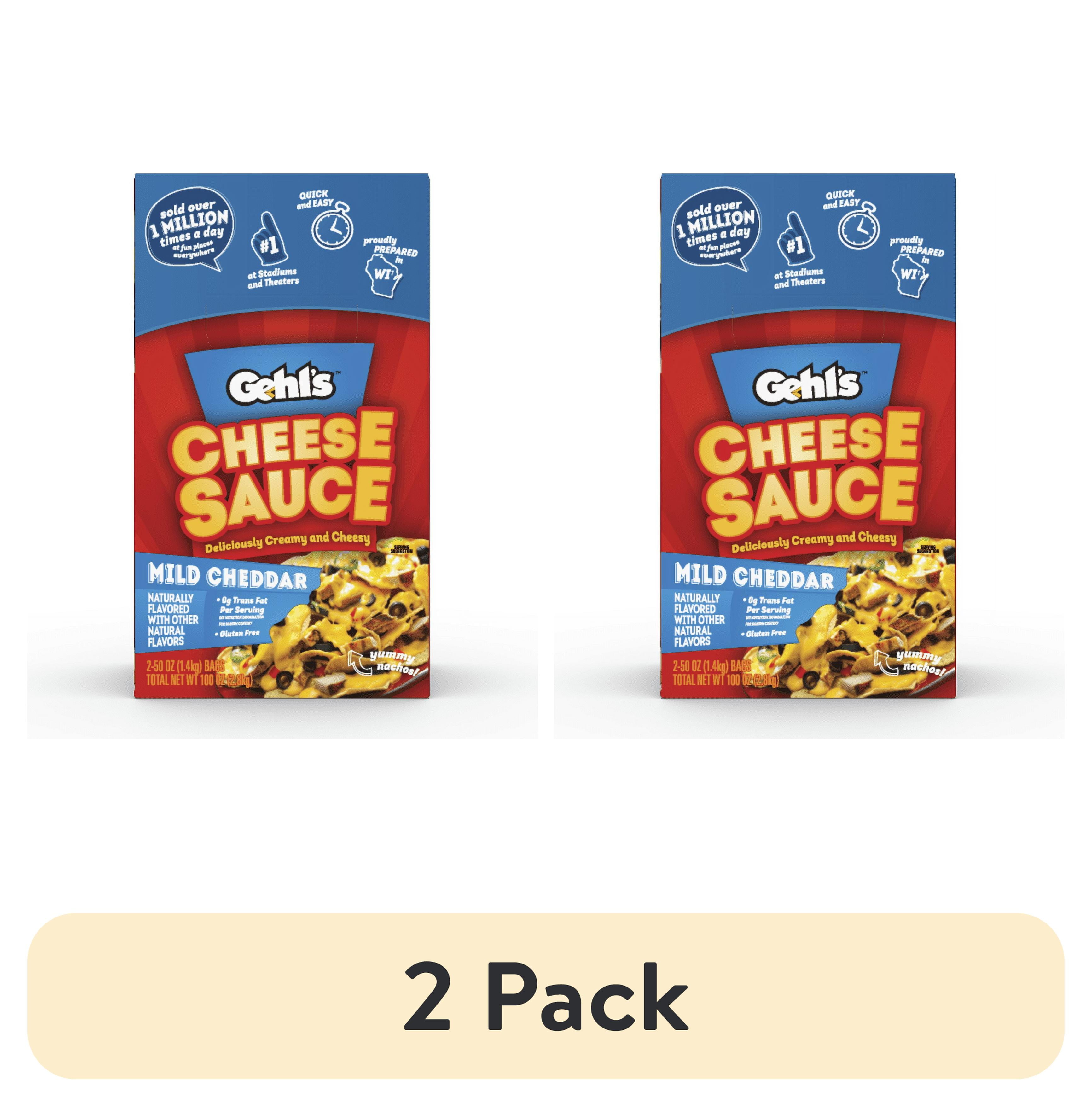 (2 pack) Gehl's Mild Cheddar Cheese Sauce, 50 oz, 2 Count - Walmart.com