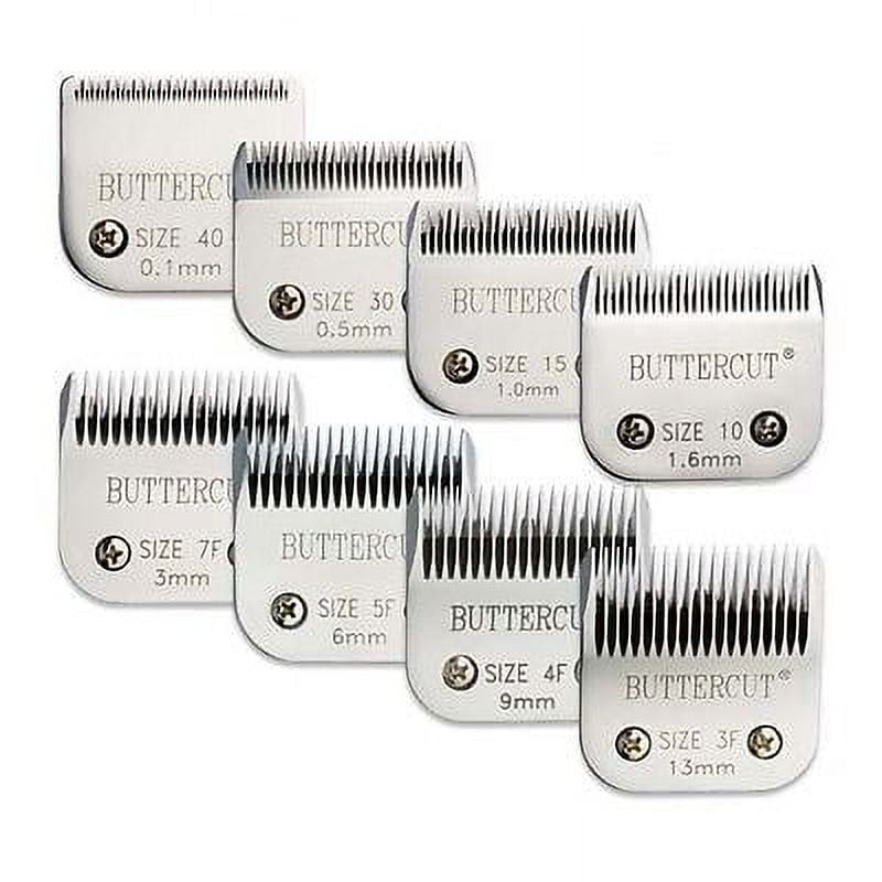 Geib Buttercut Grooming Blades Stainless Steel 8 Piece Value Pack ...