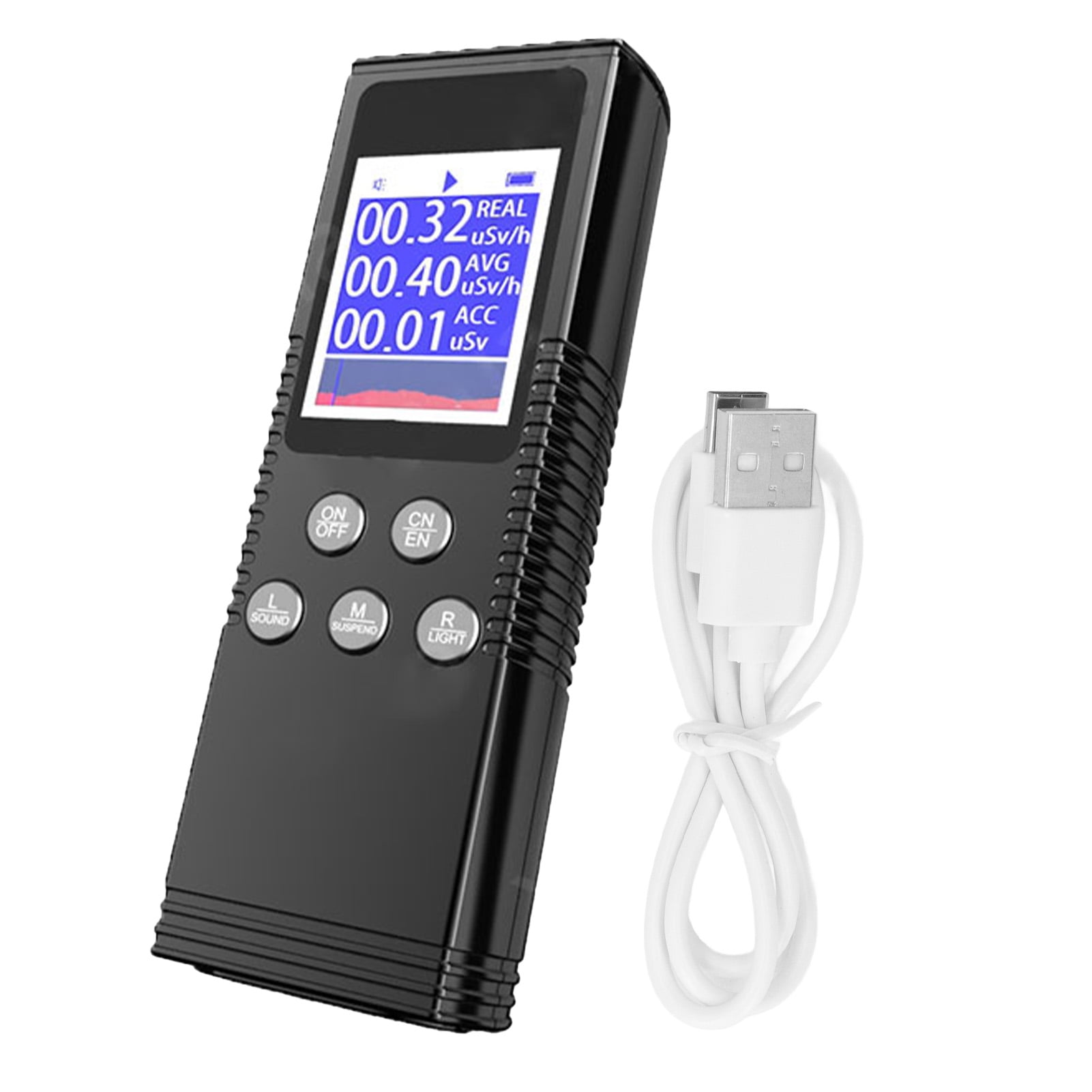 Geiger Counter High Accuracy β γ X Ray Pen Clip Digital Radiation ...