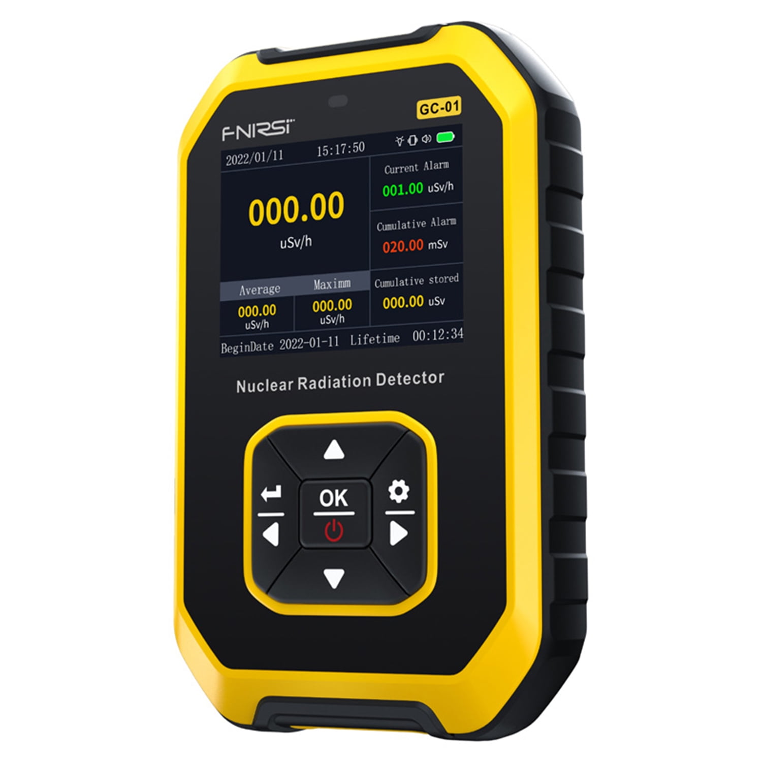 Geiger Counter Nuclear Radiation Detector - FNIRSI Radiation Dosimeter ...