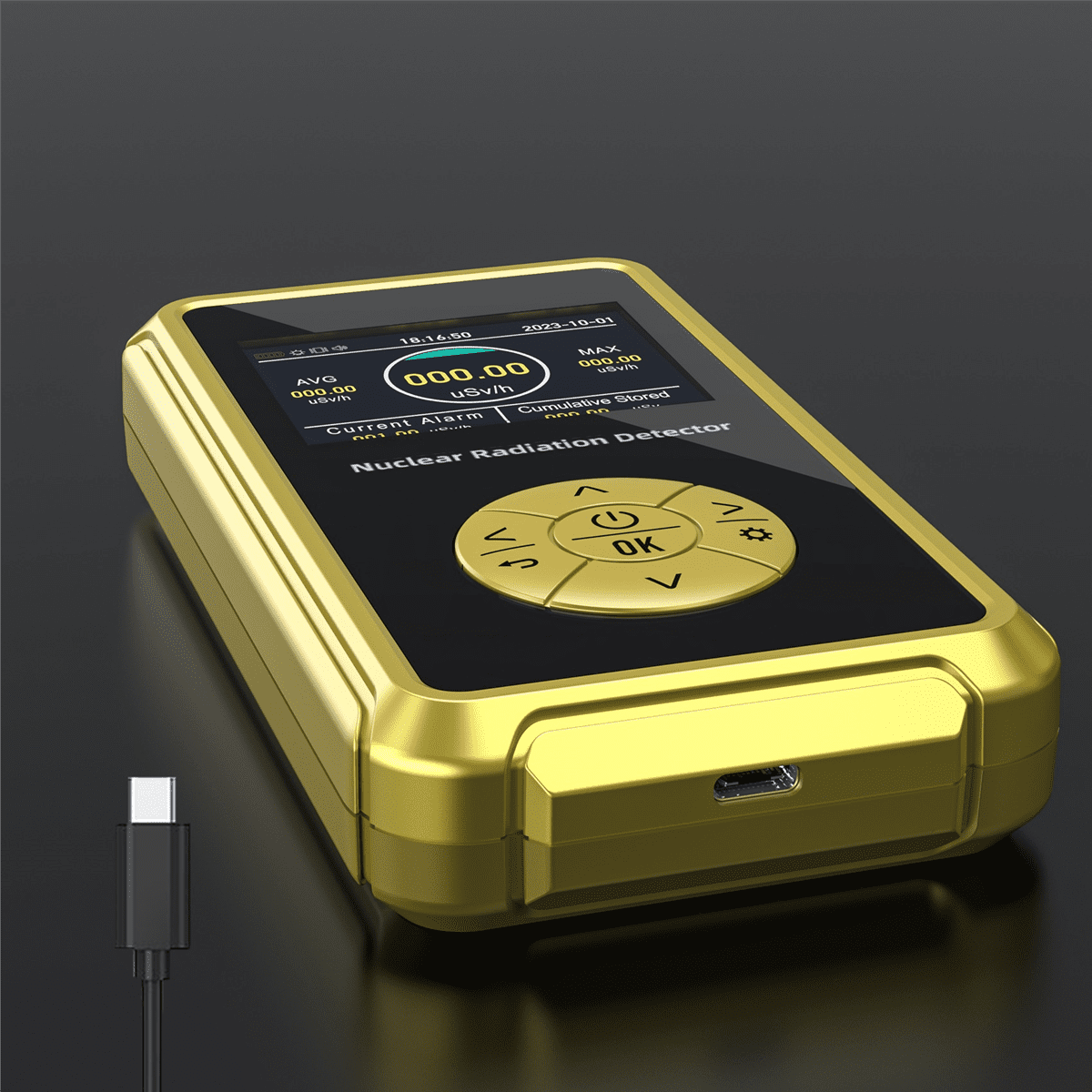 Geiger Counter Nuclear Radiation Detector Geiger Plate Radioactivity ...