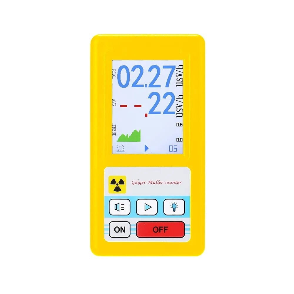 Geiger Counter Nuclear Radiation Detector Personal Dosimeter LCD ...