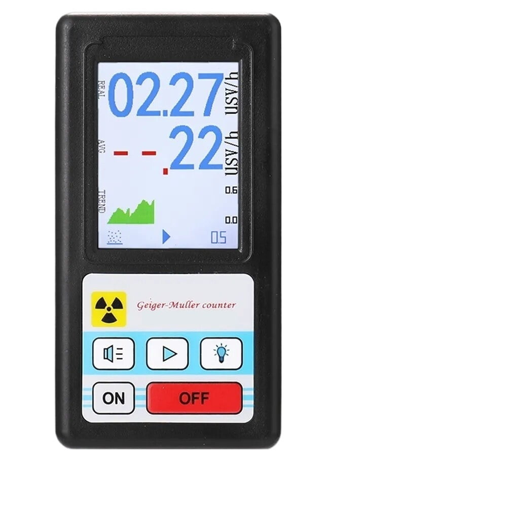 Geiger Counter Nuclear Radiation Detector Personal Dosimeter LCD ...