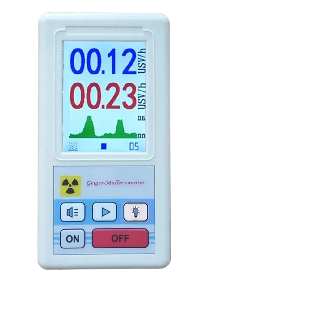 Geiger Counter Nuclear Radiation Detector Personal Dosimeter LCD ...