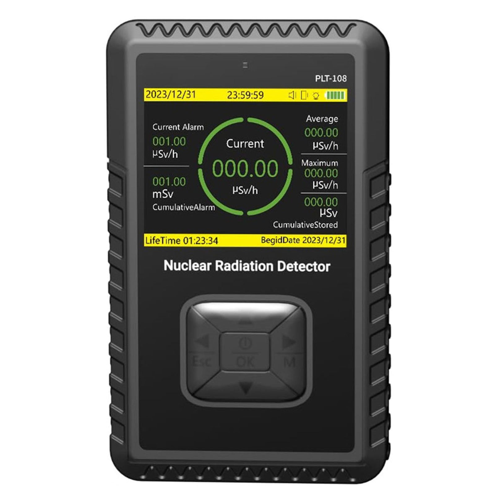 Geiger Counter Nuclear Radiation Detector Ray Radiation Monitor With ...