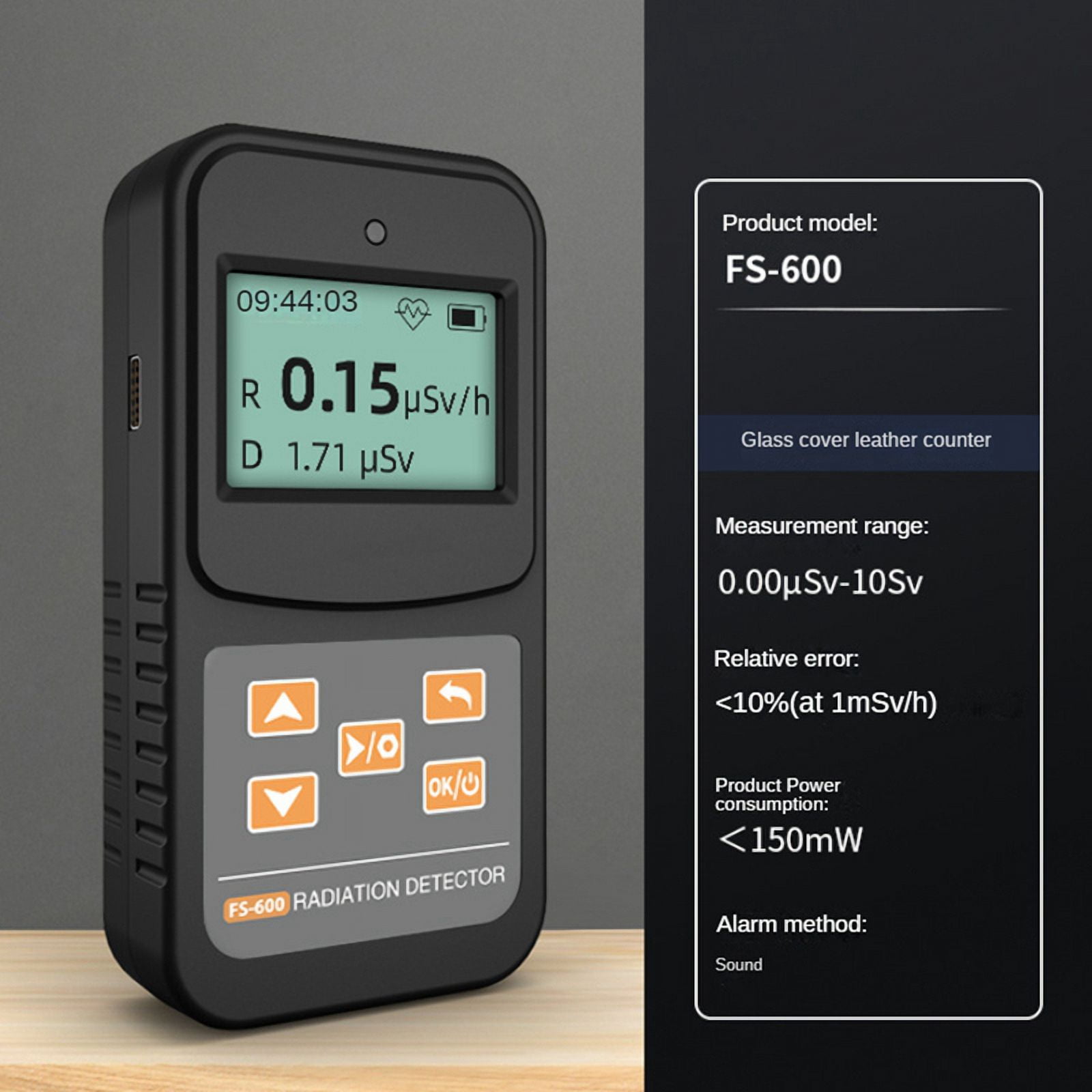 Geiger Counter Nuclear Radiation Detector β Y X-Ray Detection Geiger ...