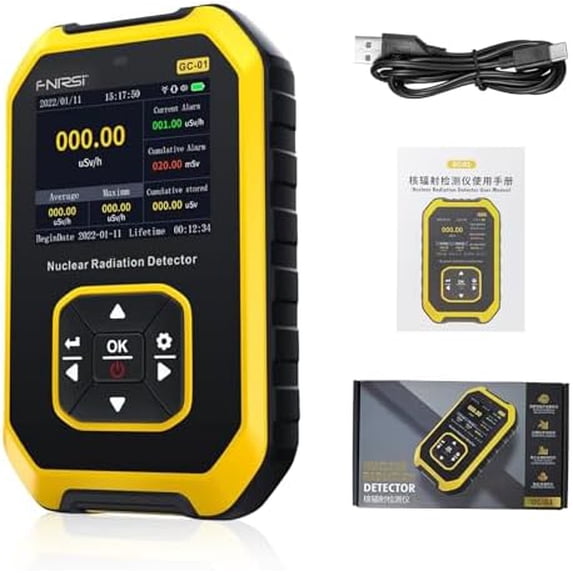 Geiger Counter Radiation Detector, Dosimeter Radiation Detector with ...