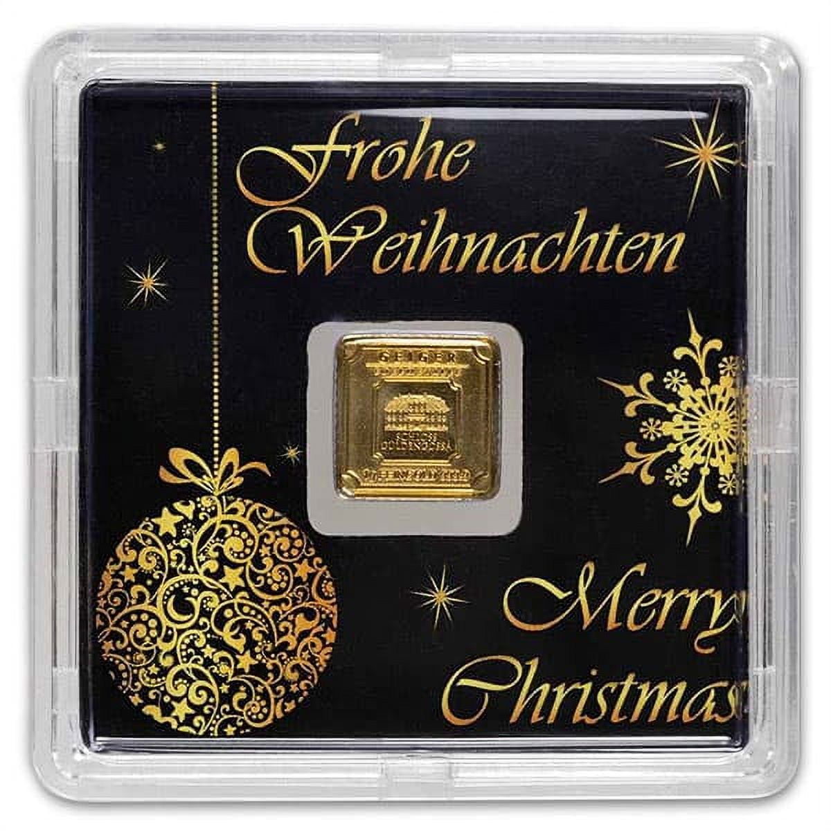 Geiger Pure Gold Bar - 1 Gram .9999, Christmas Assay, Precious Metals ...