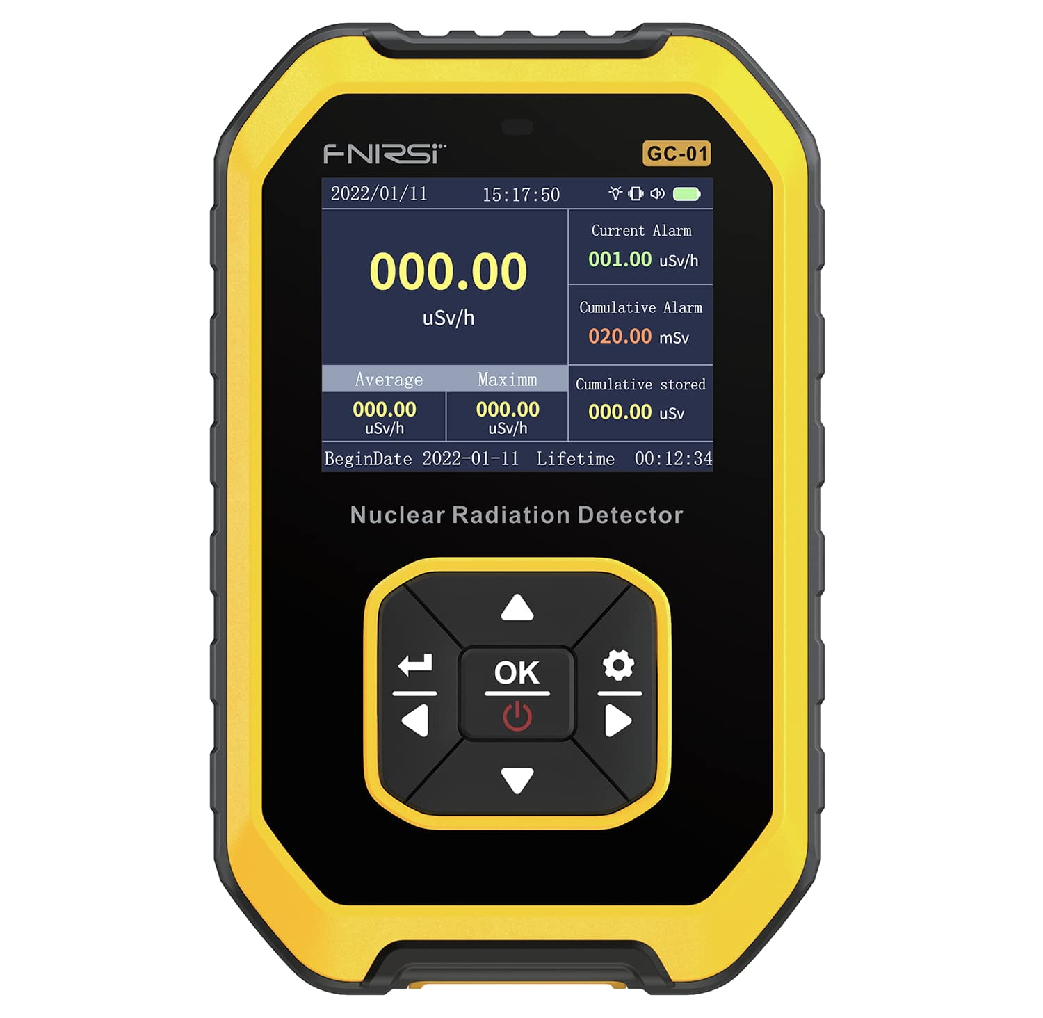Geiger Nuclear Radiation Detector X, β and γ Rays Tester Marble ...