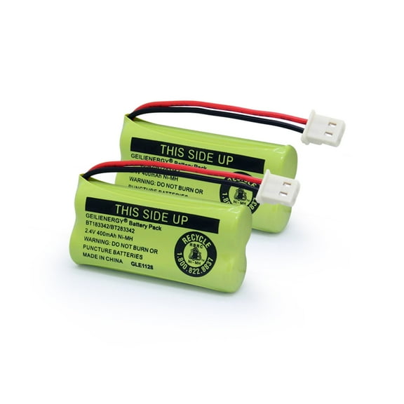 2.4V 300mAh Ni-MH Cordless Phone Battery Pack, Compatible with AT&T and ...