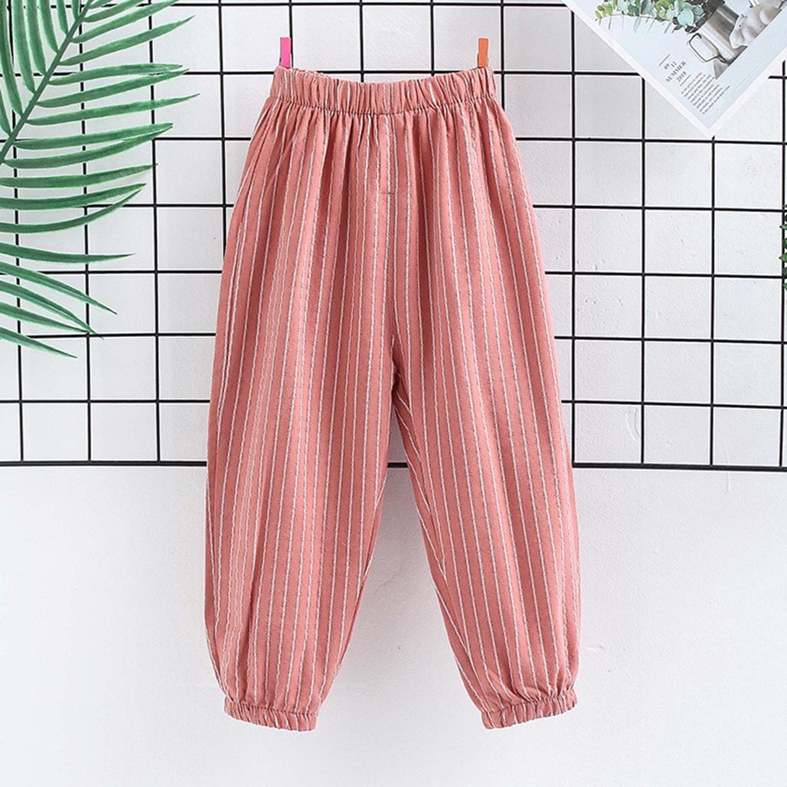 Geire Kids Anti-mosquito Pants Loose Leg Casual Trousers Breathable ...