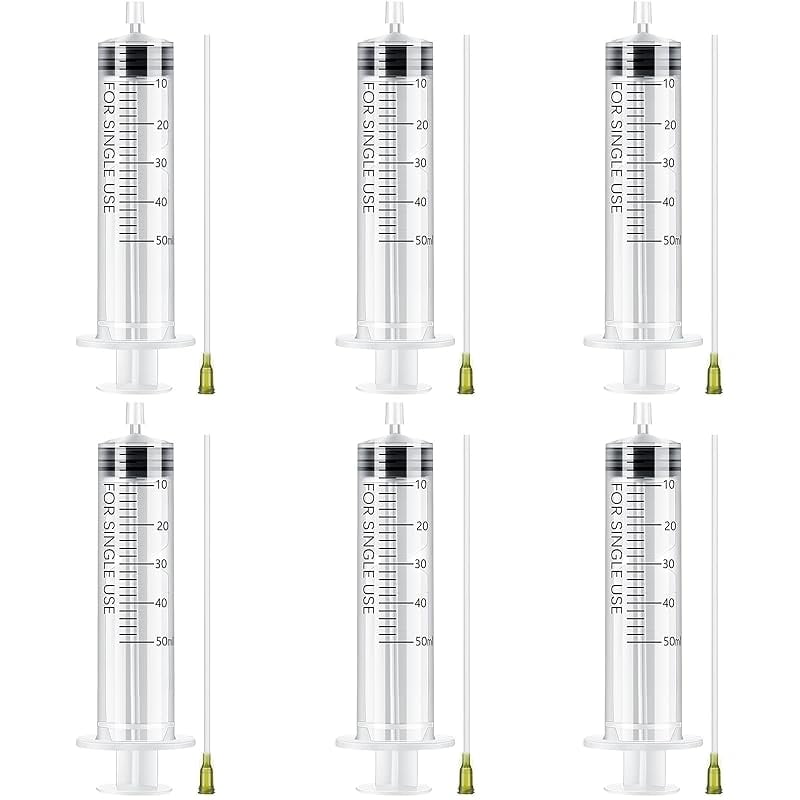 Geiserailie 6 Packs Perfume Syringe Extractor Decanter Kit with Soft ...