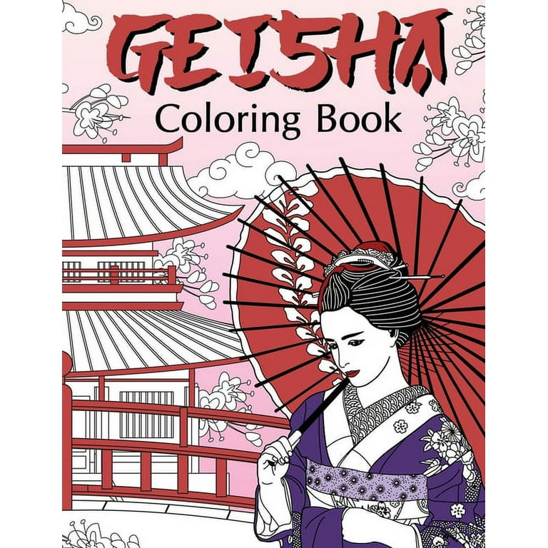 japanese style coloring book