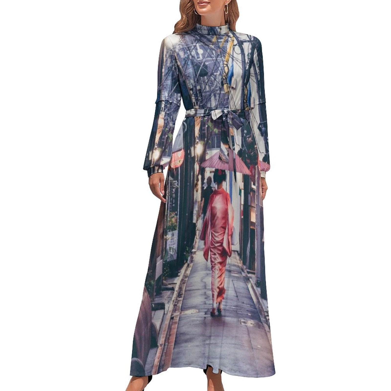 Geisha In Kyoto Long Dress dress women elegant luxury dress summer 2024 ...