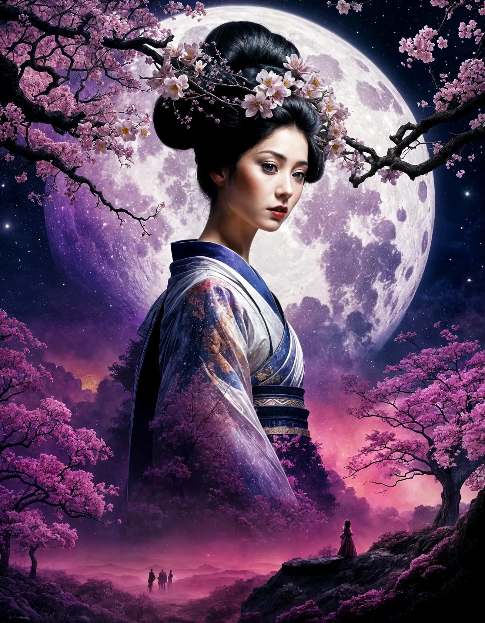 Geisha Memories 300 pieces of wooden puzzles, exercise memory stress ...