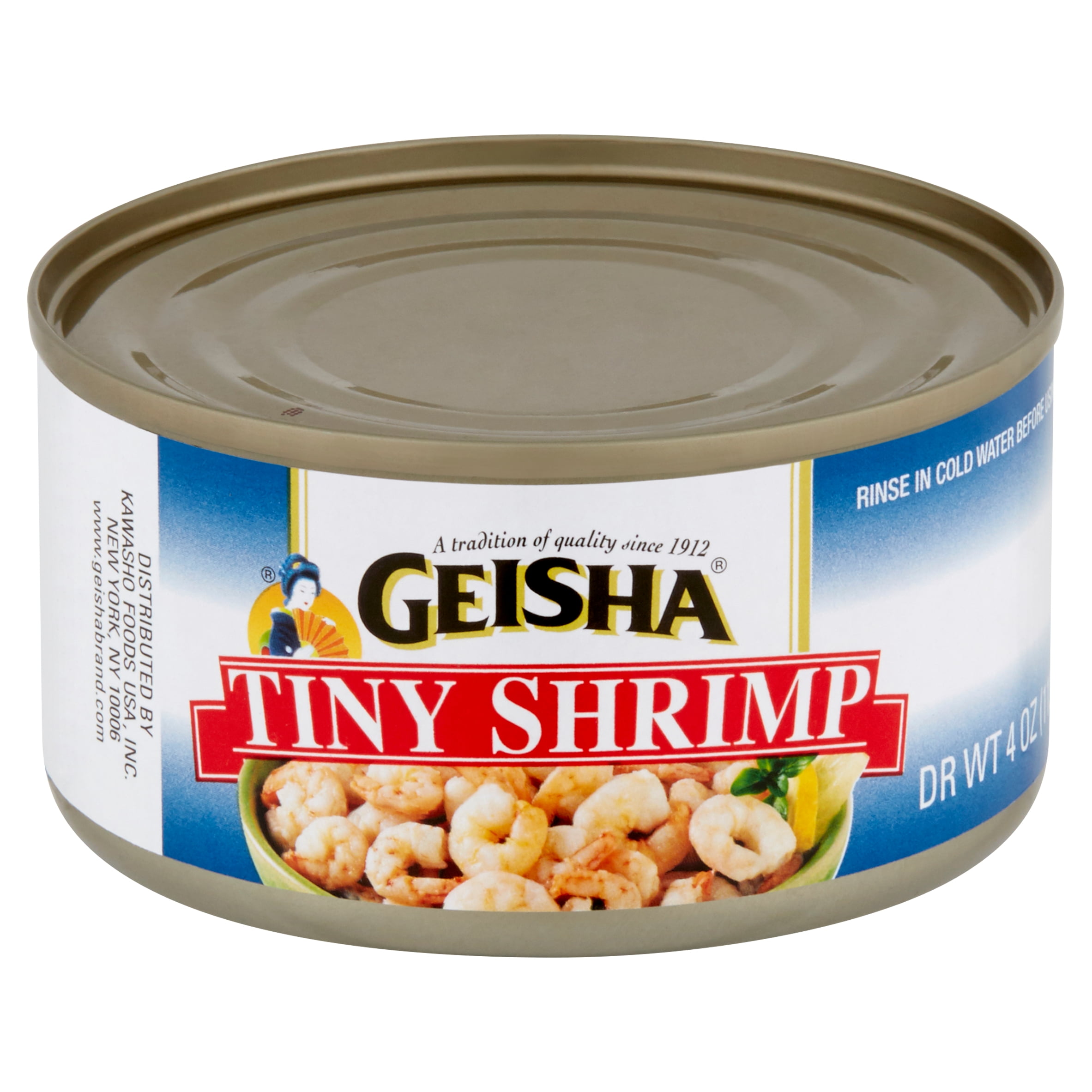 Geisha Tiny Shrimp, 7.0 Oz (200g), Ready to Eat in a Can - Walmart.com