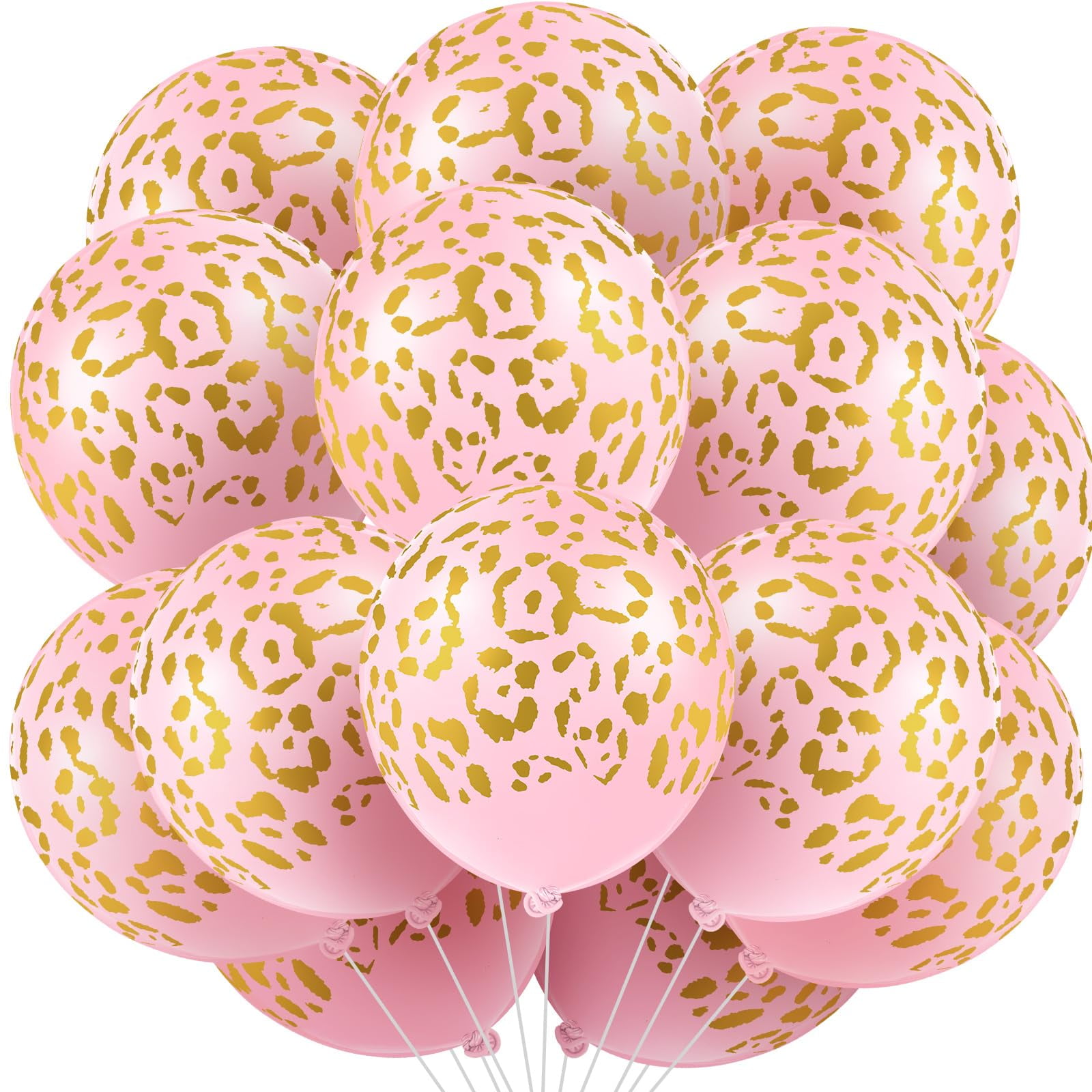 Gejoy 36 Pcs FEV6 Cheetah Balloons Leopard Print Balloons Spots Latex ...