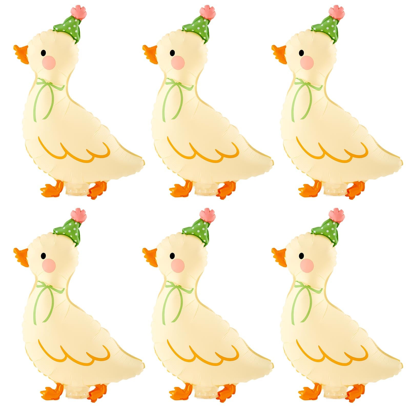 Gejoy 6 Pcs Silly Goose Balloons Baby Shower Birthday Party Decorations ...