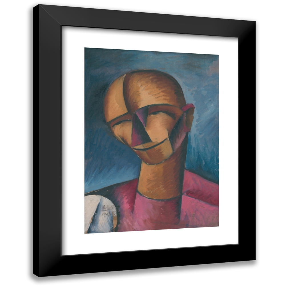 Gejza Schiller 14x18 Black Modern Framed Museum Art Print Titled - Man ...