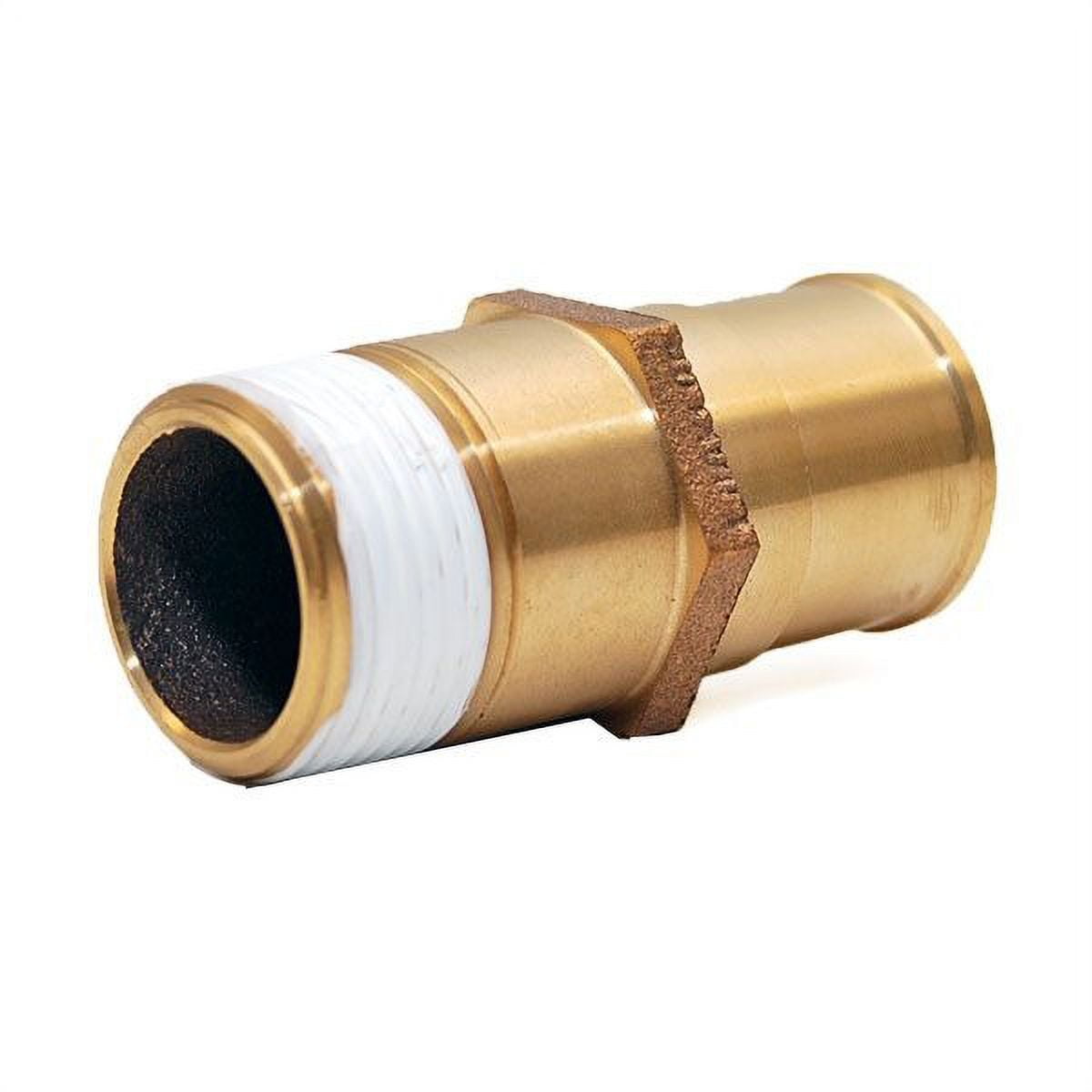 Gekko Challenger 1 1/4 Inch Brass Boat Fitting for Seacock - Walmart.com