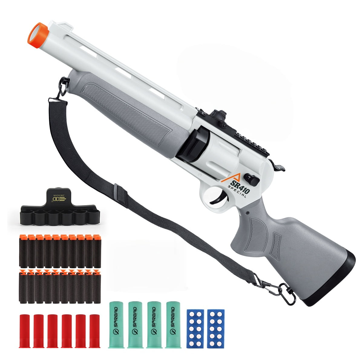 Foam Dart Blaster 2 in 1 EVA Foam Blaster with 60 foam dart for Ages 14 ...