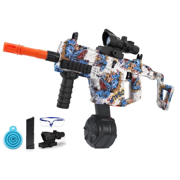 SplatRBall Electric Rechargeable Full/Semi Auto Water Bead Gel Ball ...