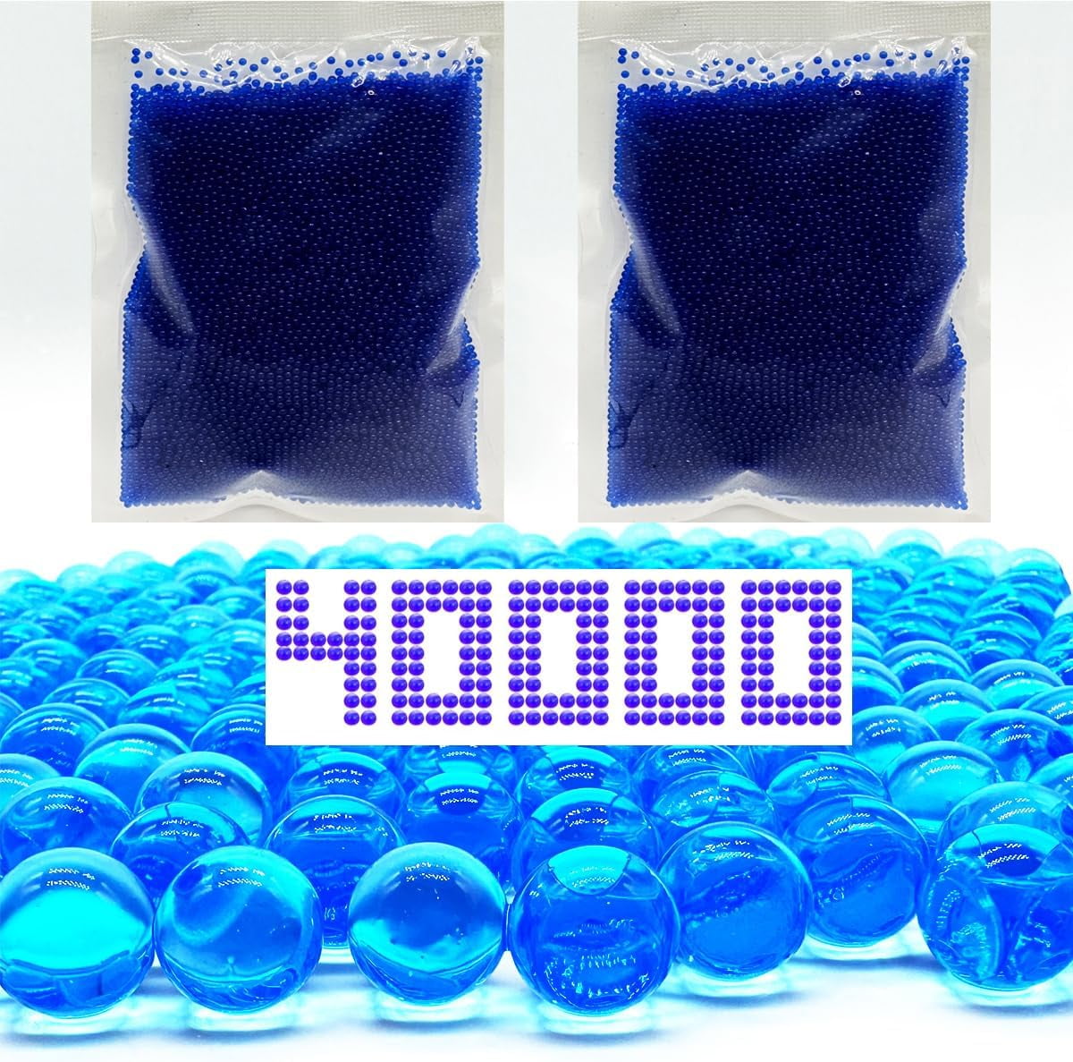 Gel Balls Blaster Rounds Splat r Ball Refill 7-8 mm 40000 Pieces Orby ...