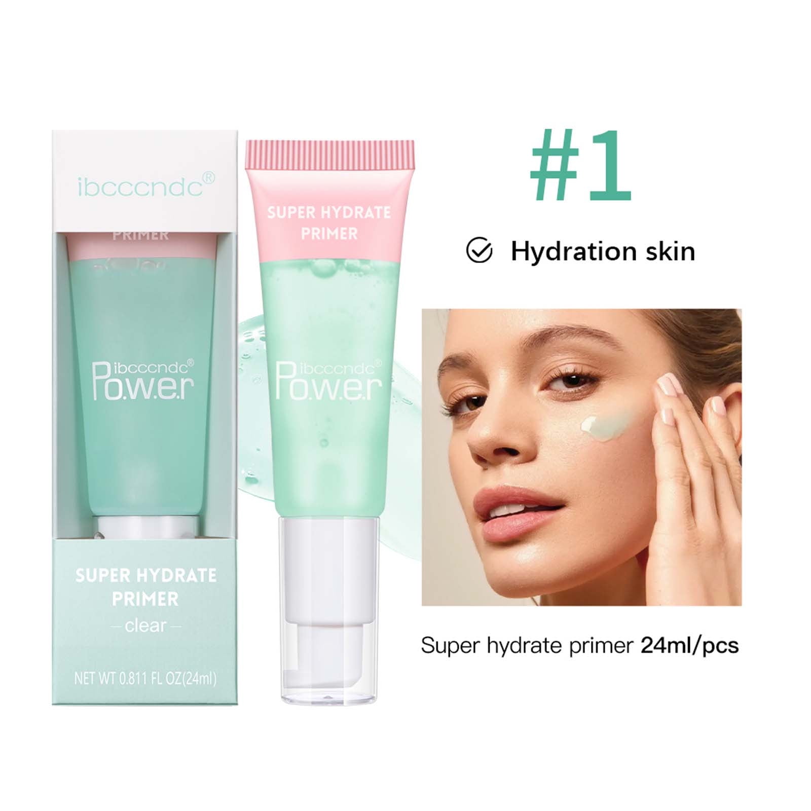 Gel-Based & Hydrating Face Primer, Evens Skin & Brightens, Grips Makeup ...