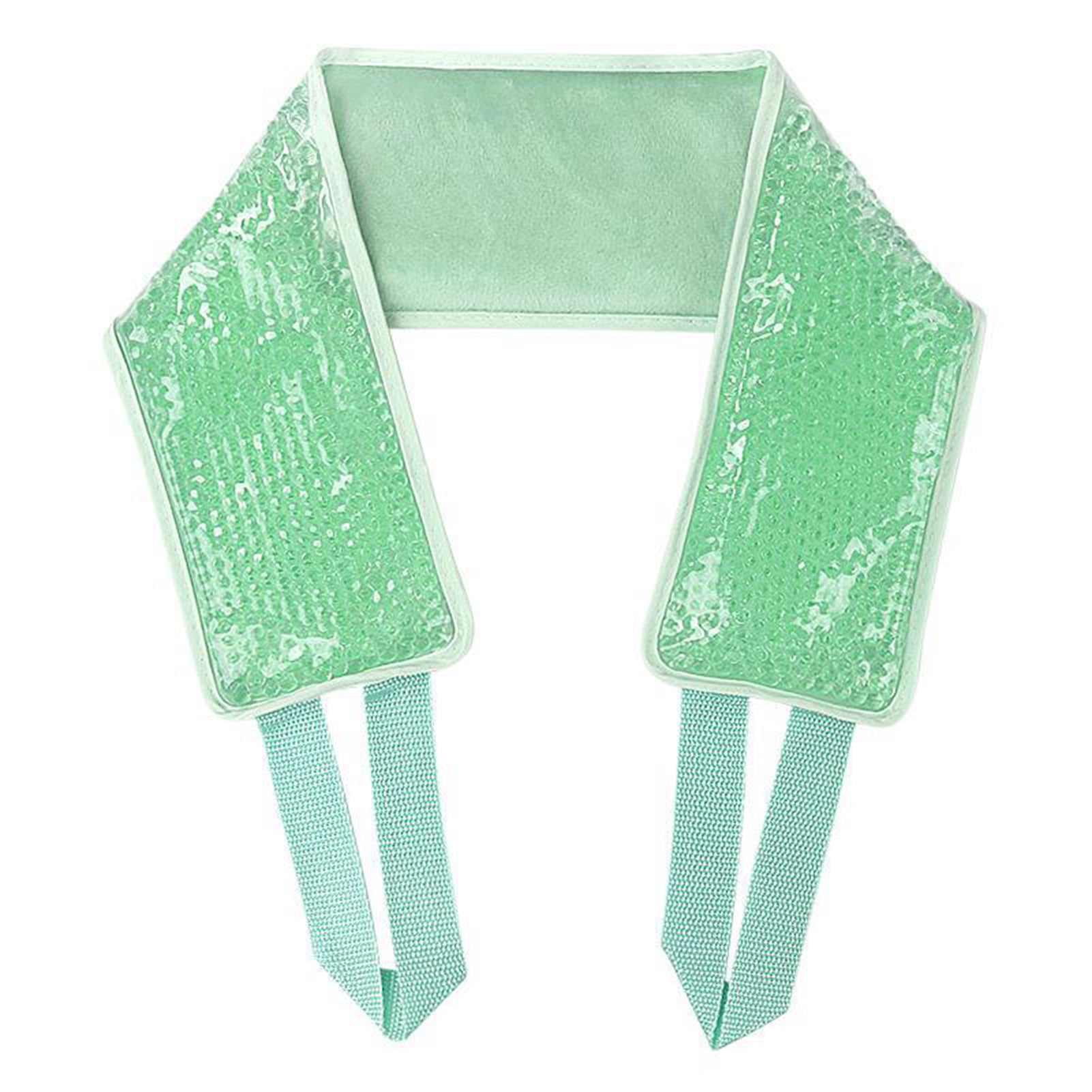Gel Bead Neck Ice Pack with Strap Reusable Neck Sprain Swelling Sports ...