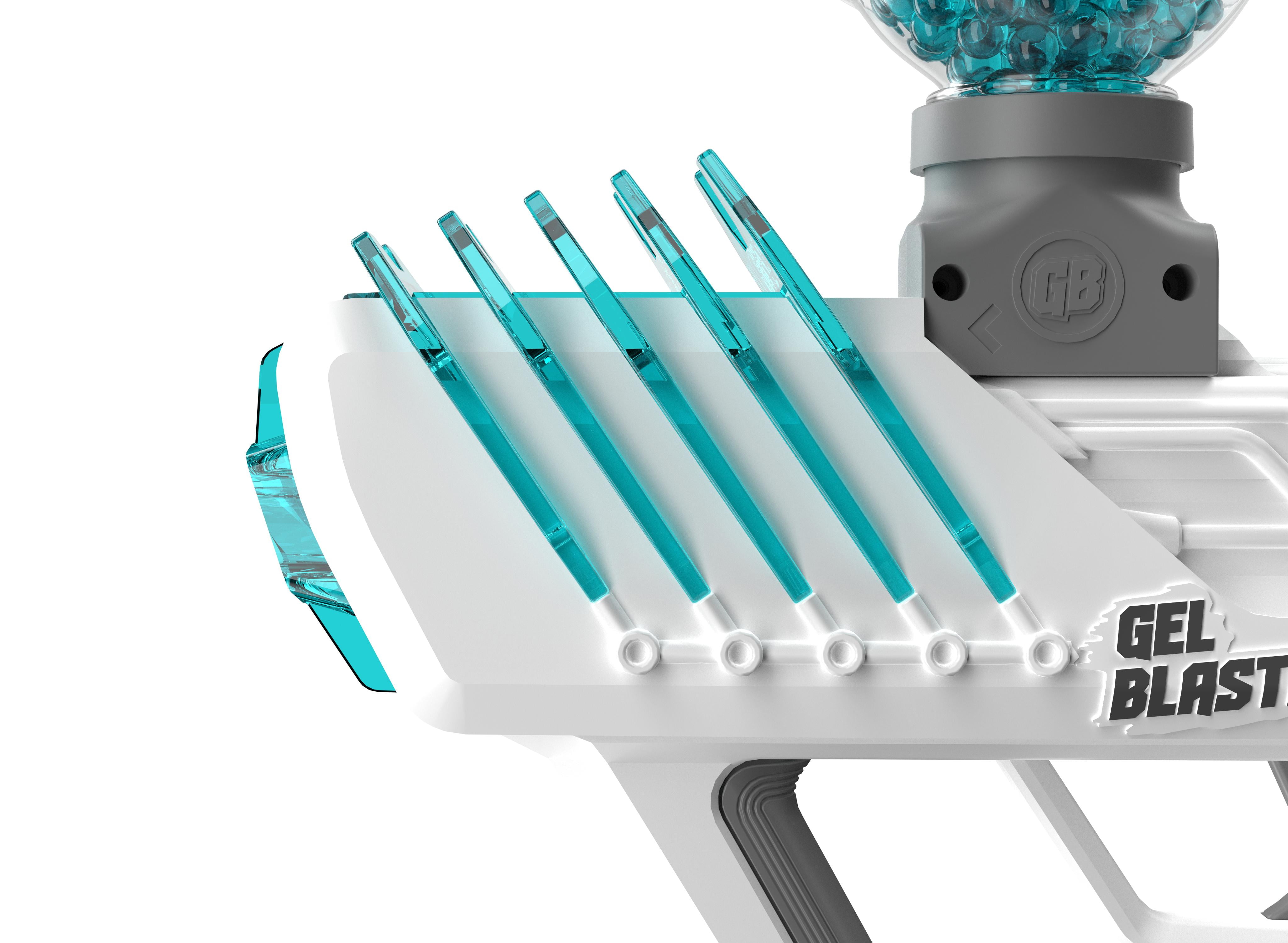 Gel Blaster Surge Blaster Fin & Tip Water Bead Blaster Attachment Pack ...