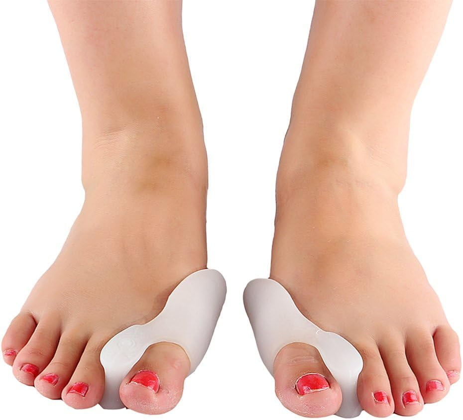 Gel Bunion Corrector Big Toe Straightener, Silicone Hallux Valgus ...