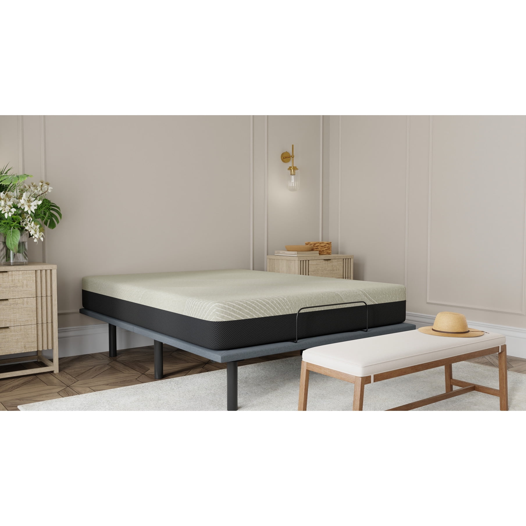 Gel Comfort Mattress | Relieve Muscle Pain, Open Cell Memory Layer ...
