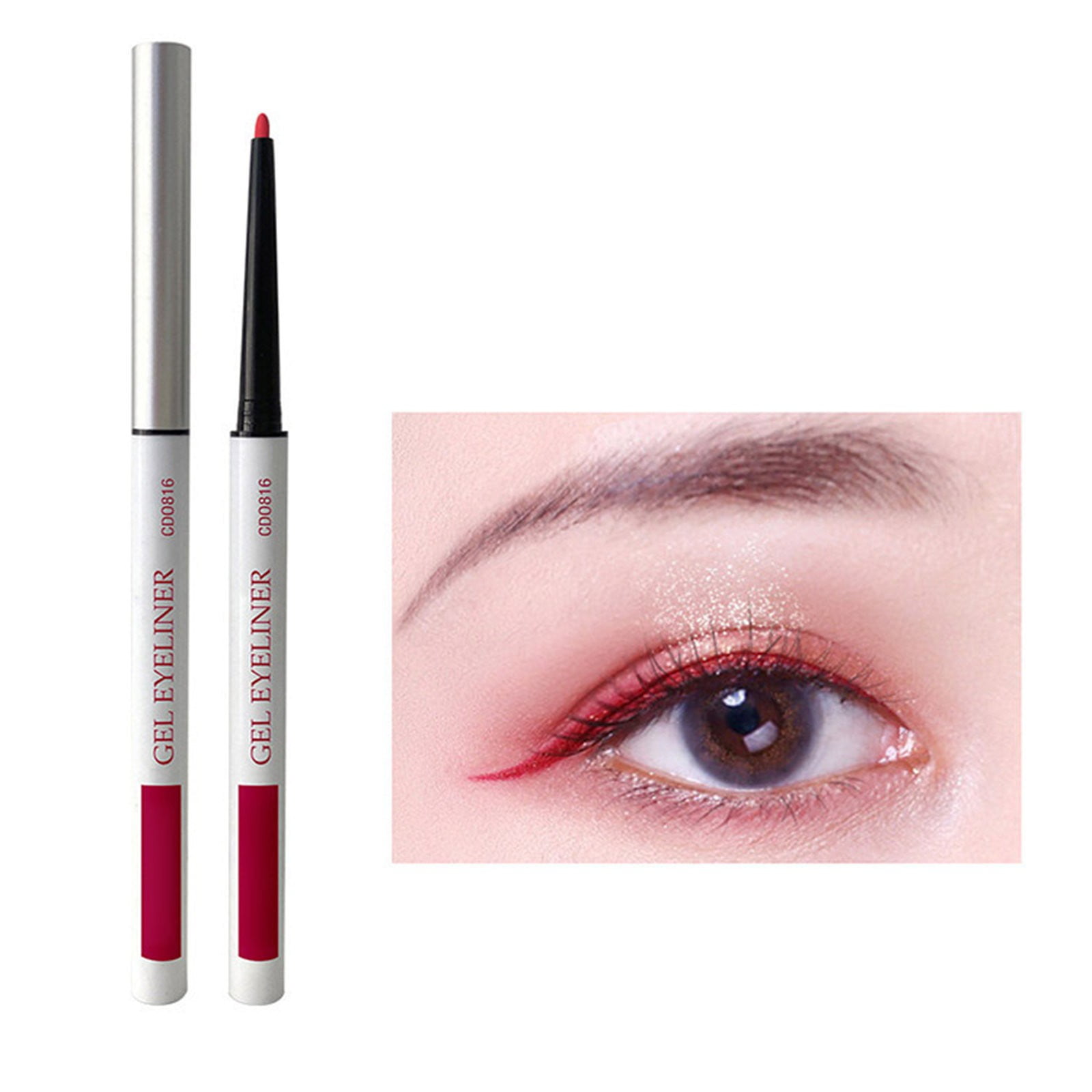 Gel Eyeliner Eyeliner Pencil Waterproof Not Smudged Lasting Novice ...