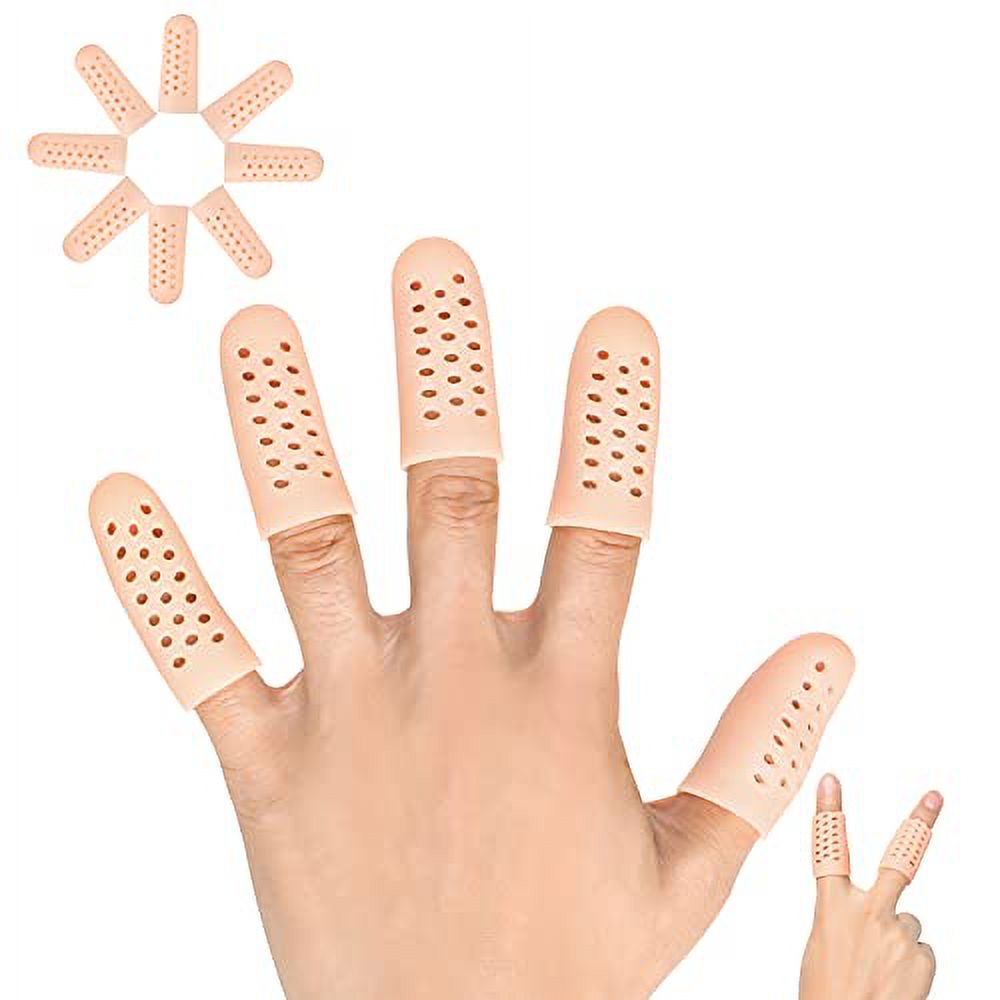 Gel Finger Cots, Finger Protector Support (14 PCS, Breathable NEW ...