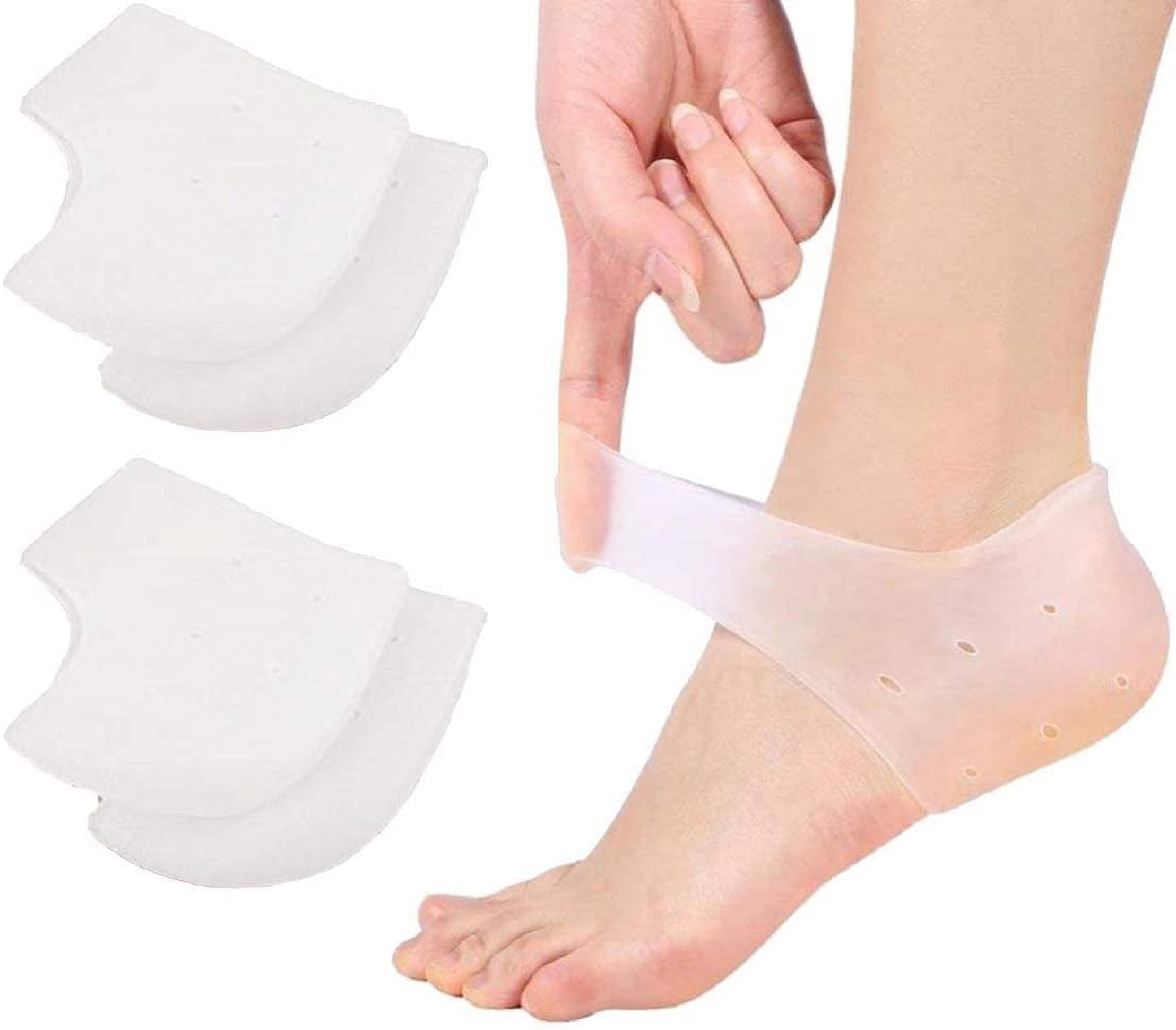 Gel Heel Protectors,Heel Pain and Cracked Heels Relief for Men and ...
