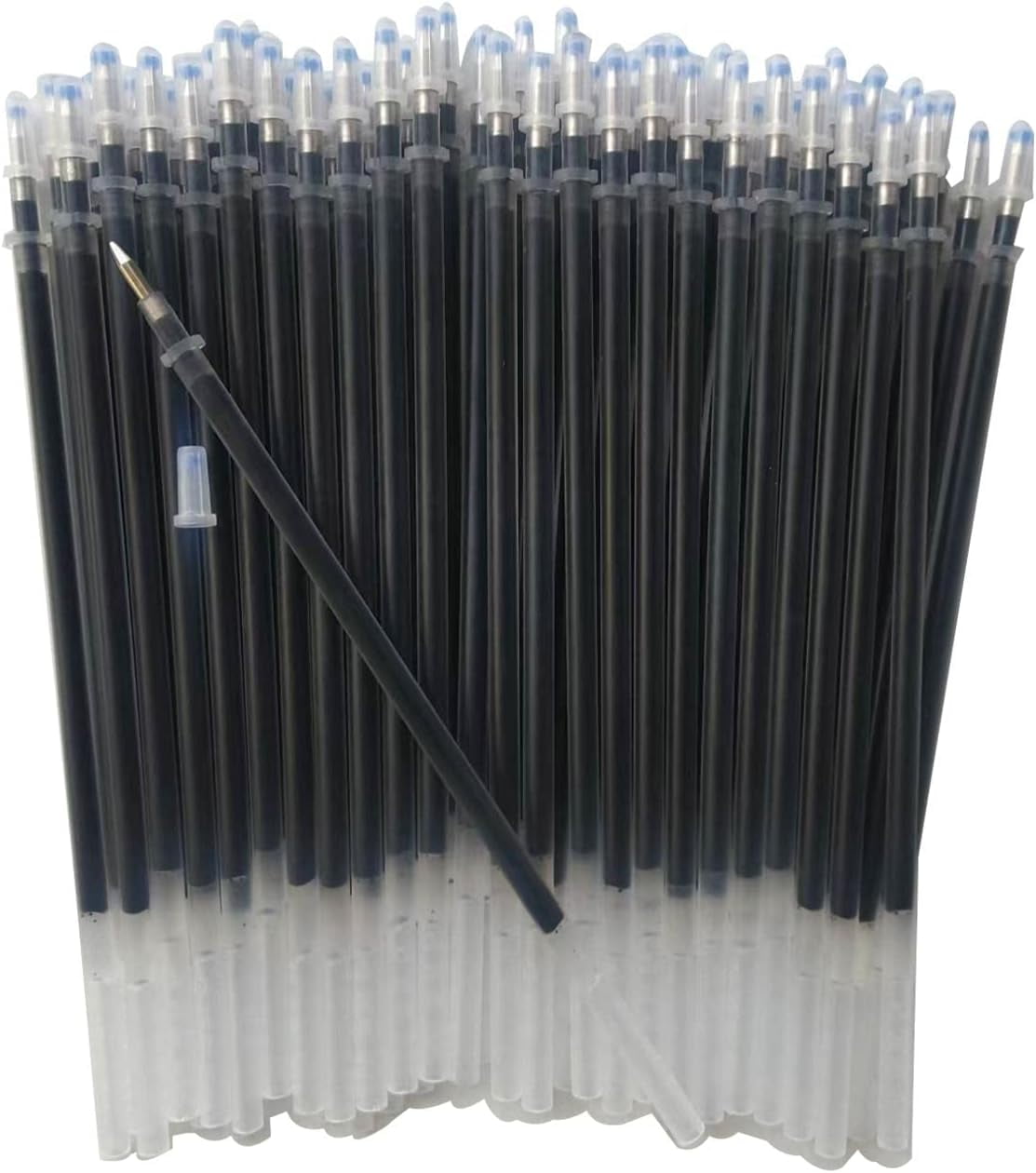 Gel Ink Pens Refills Black,50 Pack Pen Ink Refills,0.5 mm Fine Point ...