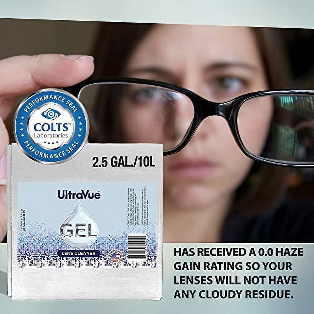 Gel Lens Cleaner - Refill Eye Glasses Cleaner Gel Cubitainer - Safe for ...