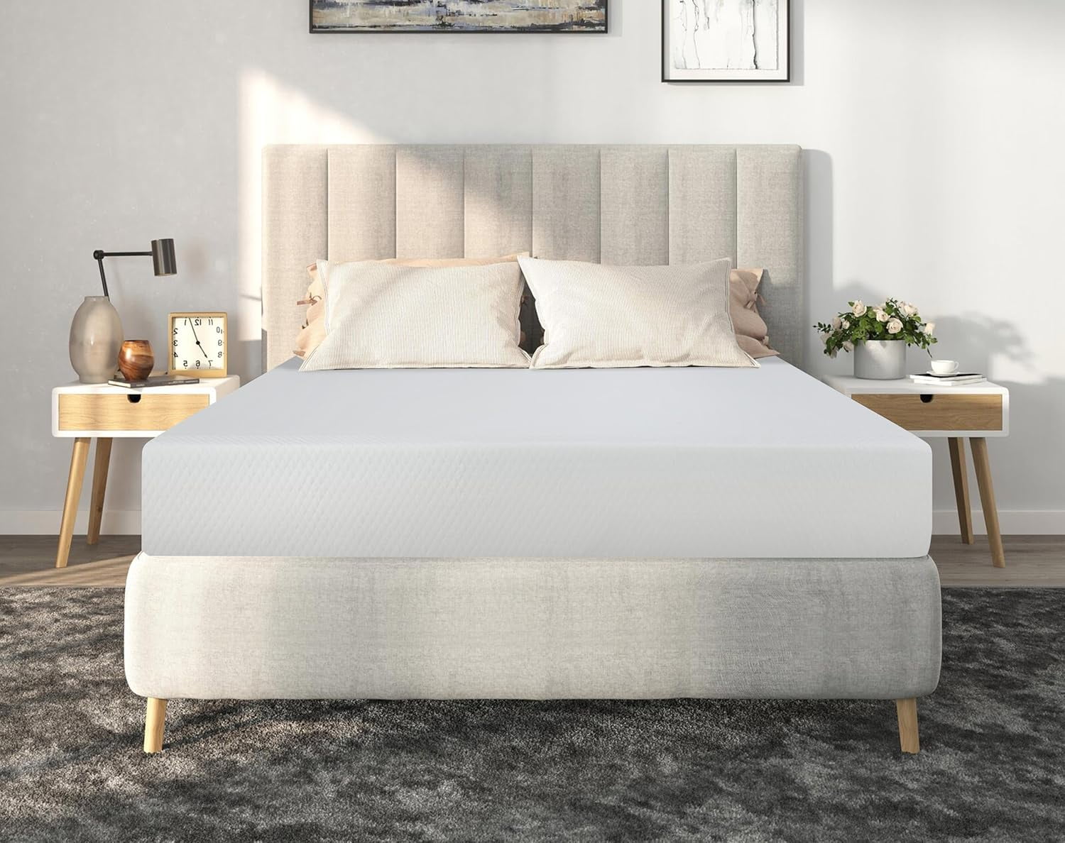 Gel Memory Foam Cooling Pad Mattress, CertiPUR-US Certified for Kids ...