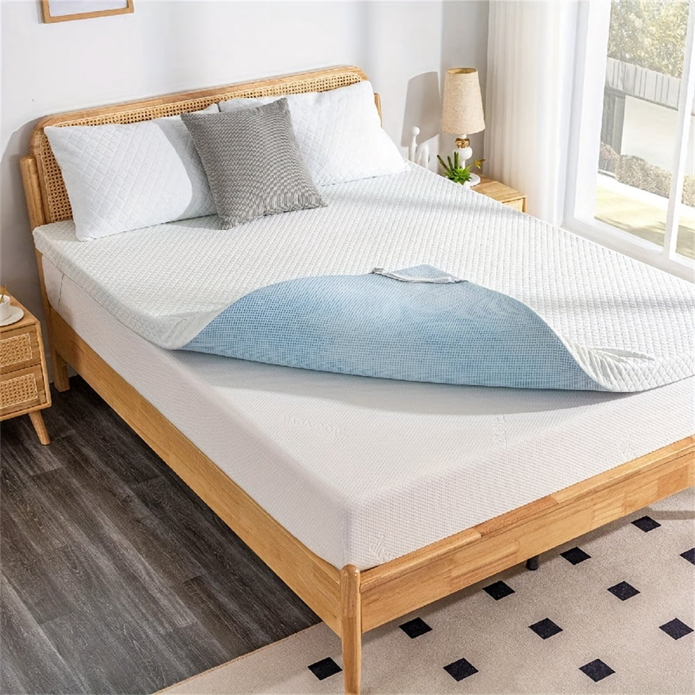 Gel Memory Foam Twin XL Mattress Topper, 2/3/4 Inch, Cooling Sleep ...