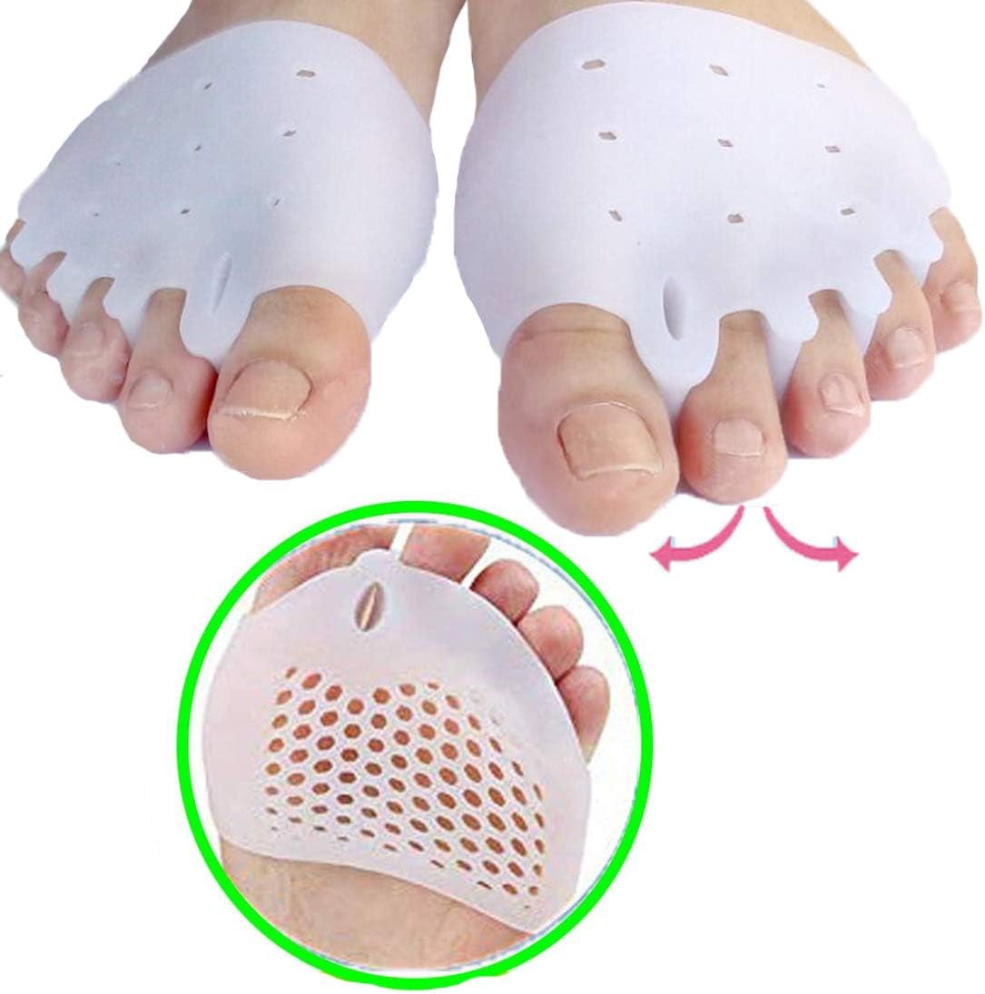 Gel Metatarsal Cushion Bunion Corrector Pads,4 PCS Toe Separators ...