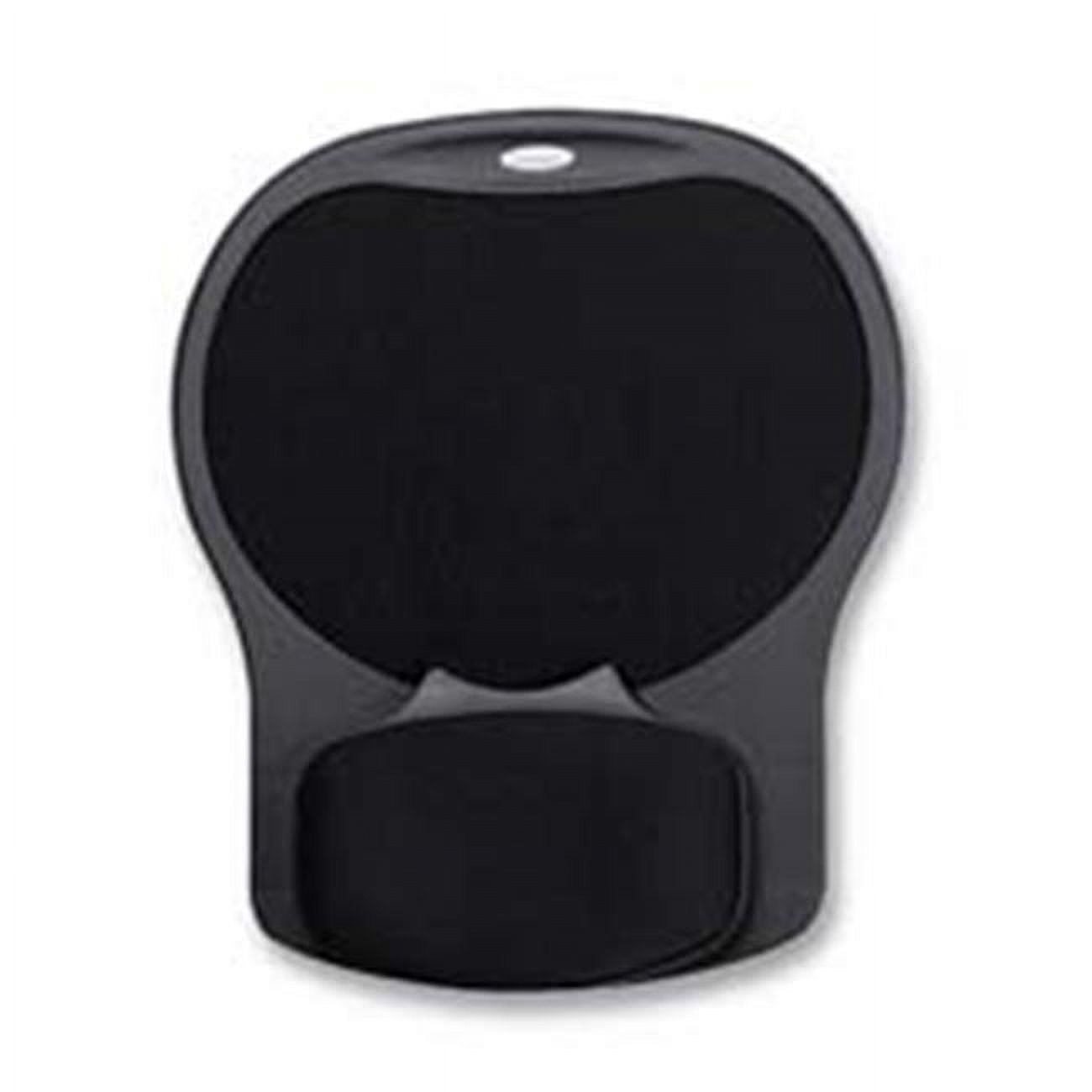 Gel Mouse Pad- w- Wristrest- 10in.x12in.x1-.50in.- Texture-Black ...