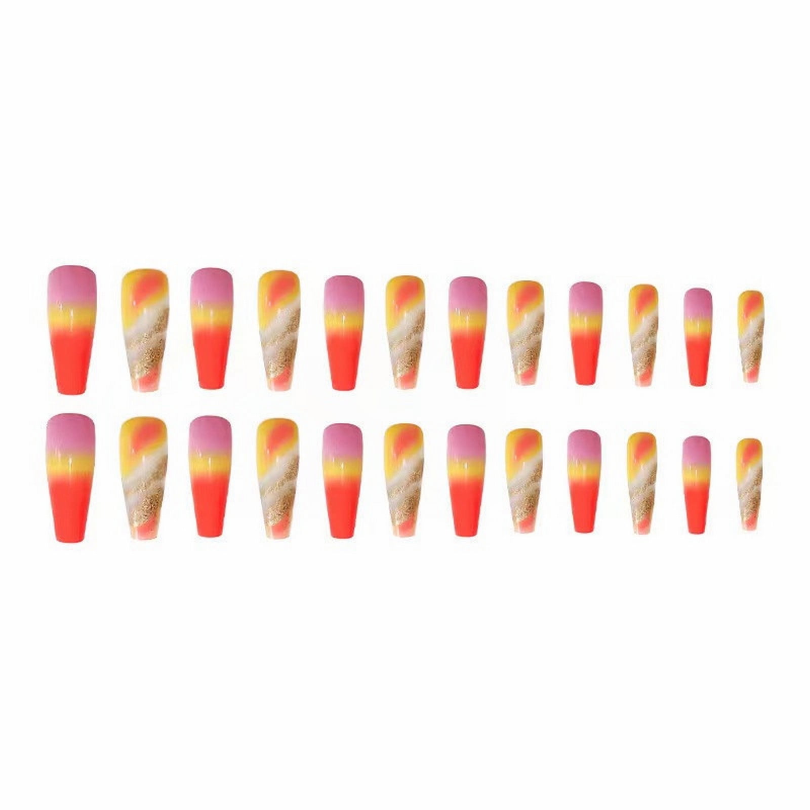 Gel Nail Extensions Full Well Nail Tips Extra Long Ballerina Nail Tips