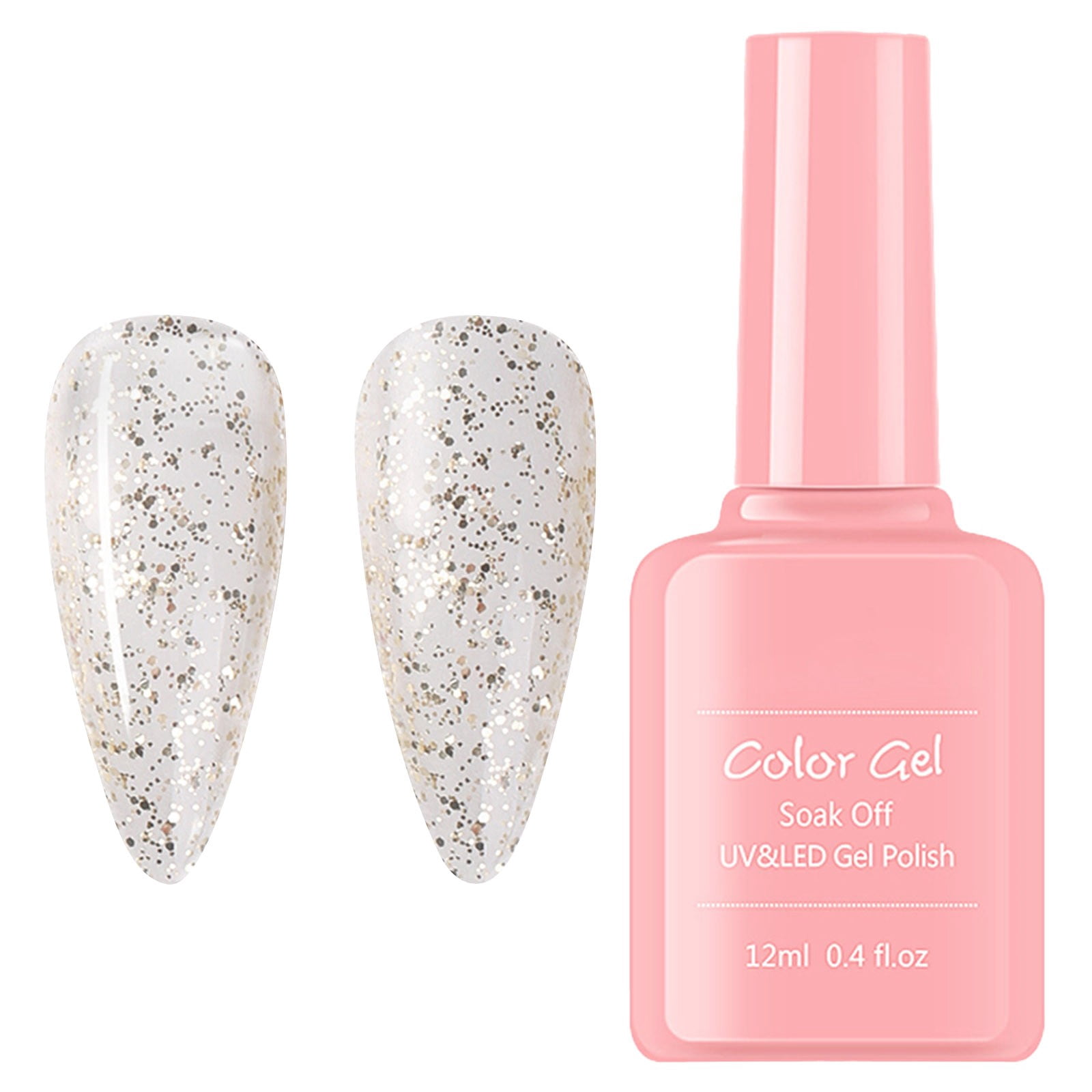 Gel Nail Polish 48 Colors Gel Soaking Gel Nail Glossy Gel Top Coating ...