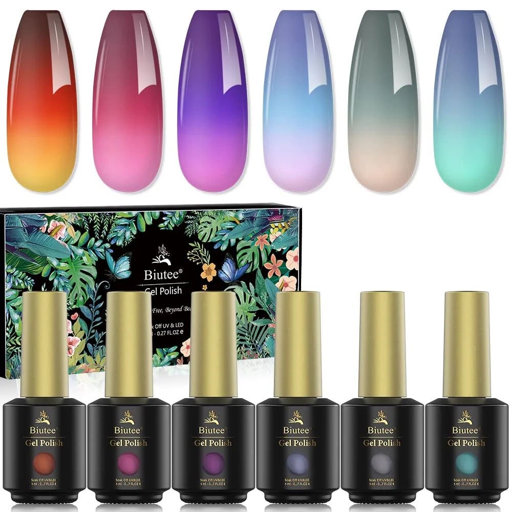 Gel Nail Polish Color Changing Gel Nail Polish Temperature Changing 3 ...