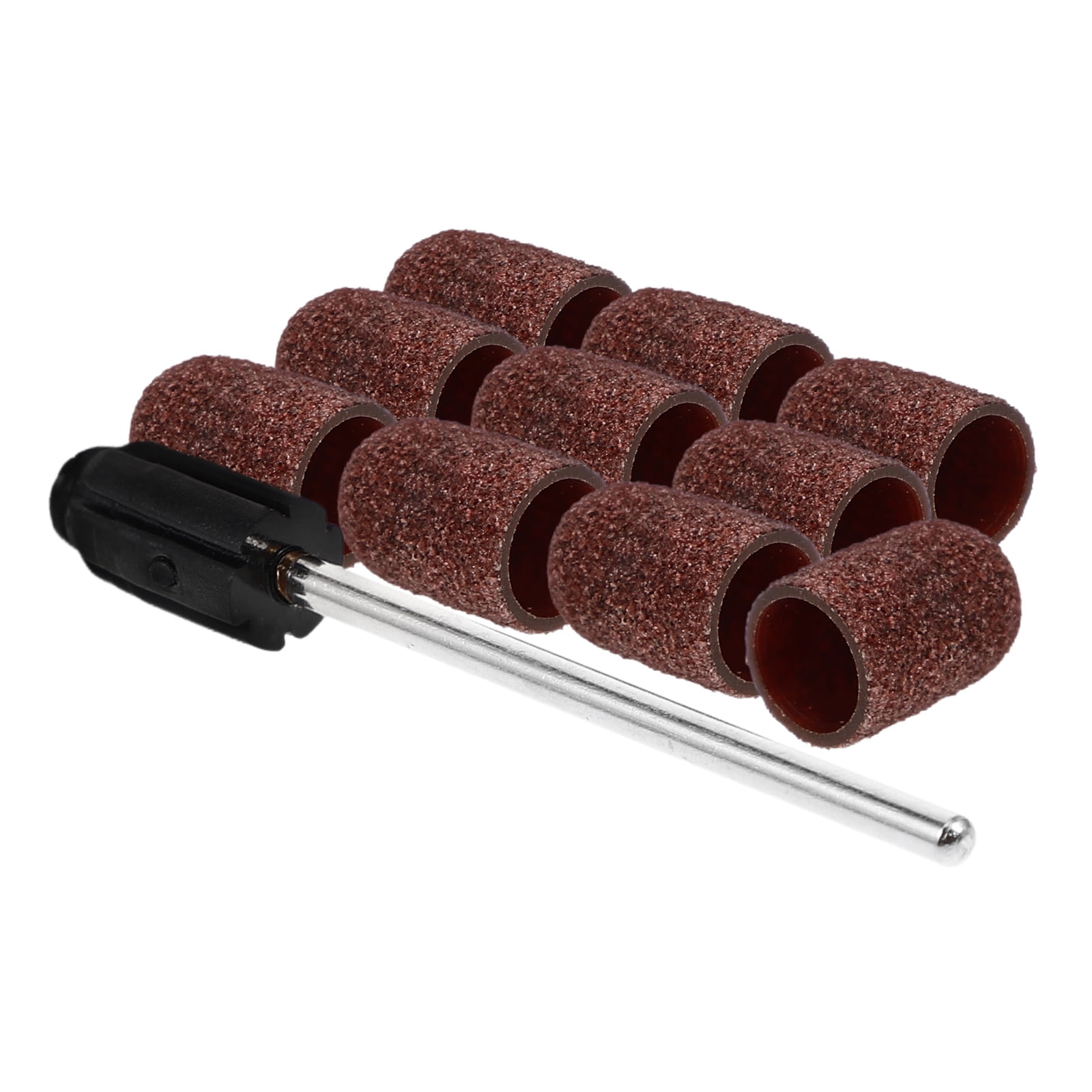 Gel Nail Polish Kit Buffing Manicure Sand Ring Cap Grinding Head ...