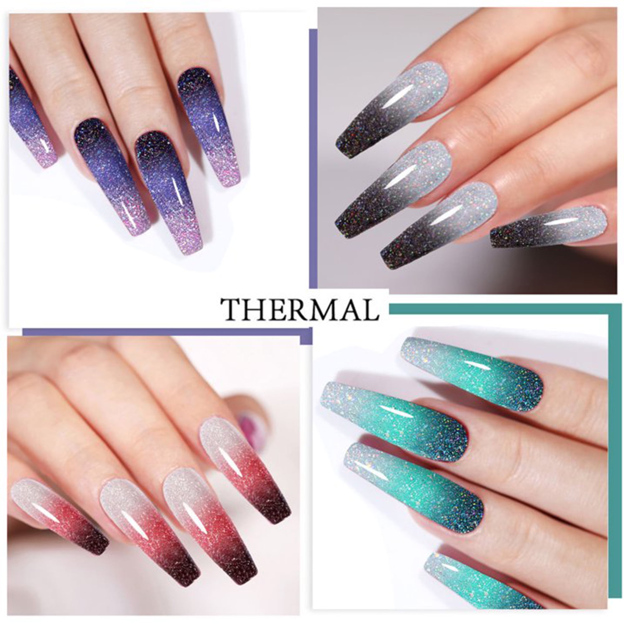 Gel Nail Polish Set -Color Changing Gel Nail Polish Set Color Changing ...